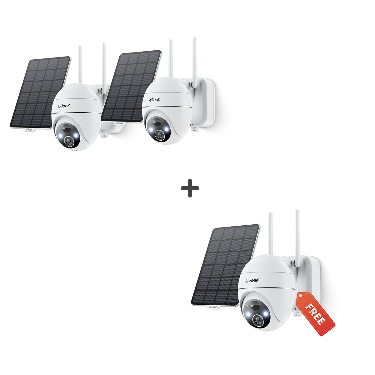 ZS-GX4S 5MP Solar Security Camera | Ultra HD, No Charging – ieGeek