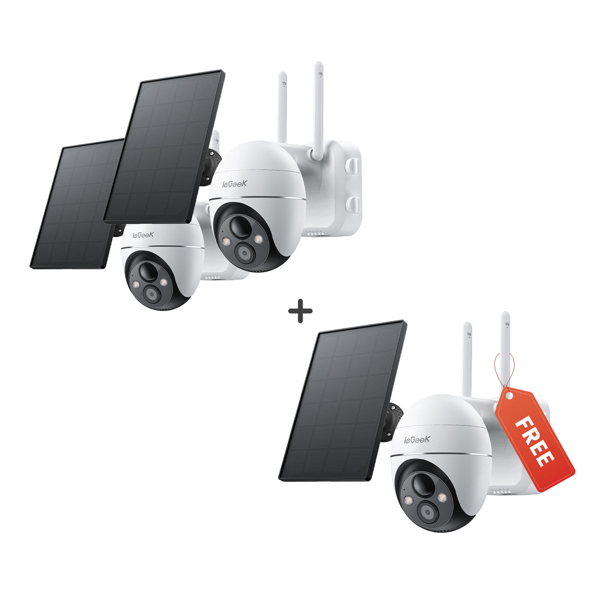 ZS-GX4S 5MP Solar Security Camera | Ultra HD, No Charging – ieGeek