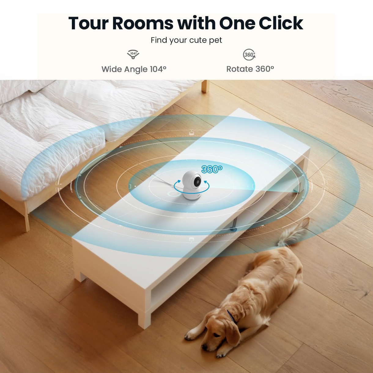 SC1 Indoor Camera | 2K & 360° PTZ Security Cam – ieGeek