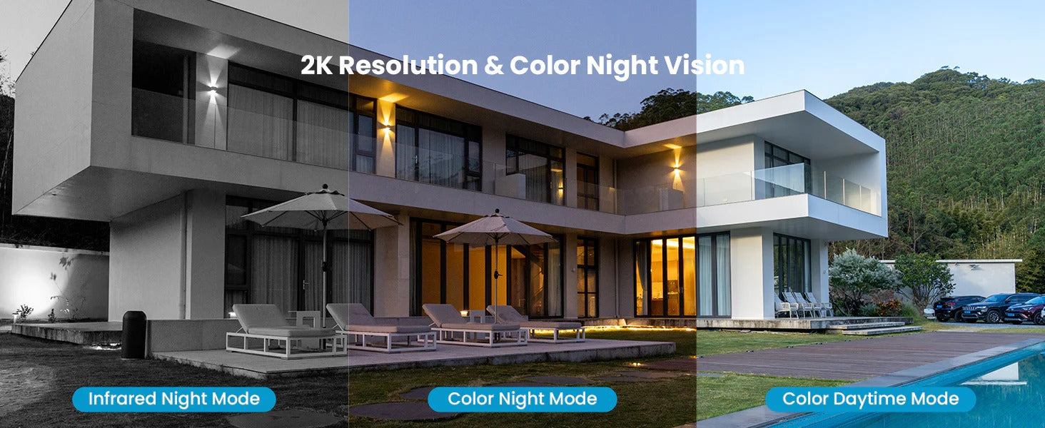 ZY-C2 Solar Powered Camera with Panel | 2K Wire-free – ieGeek